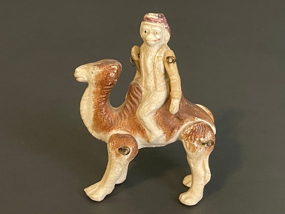 Antique Hertwig Germany Bisque Monkey Riding Camel - Etsy