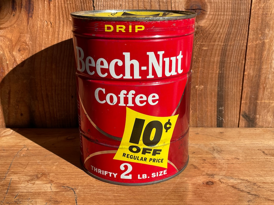 Beech Nut 2 Lb Coffee Tin - Unopened With Key - Etsy