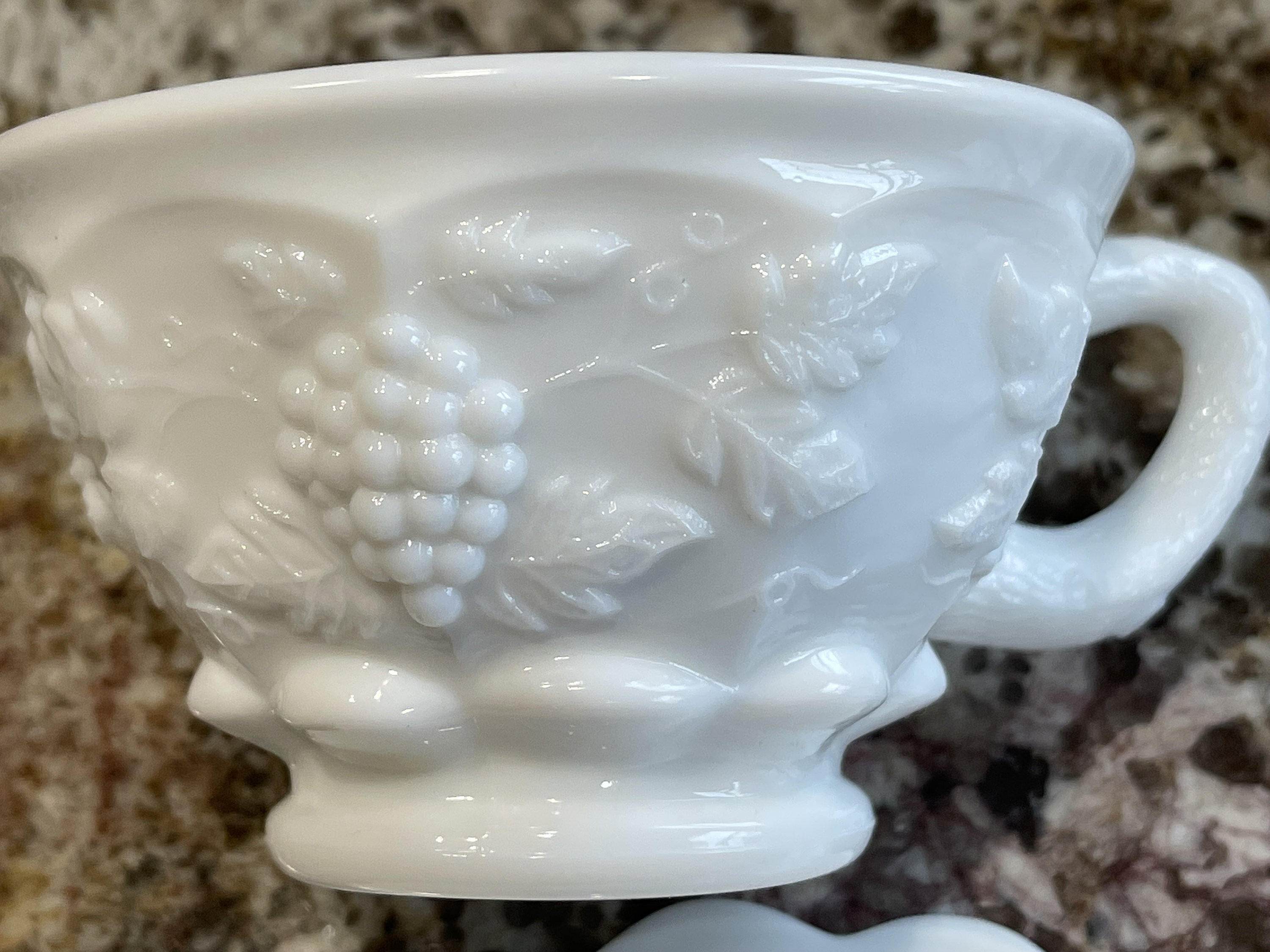 Westmoreland Paneled Grape Tea Cup and Saucer | Etsy