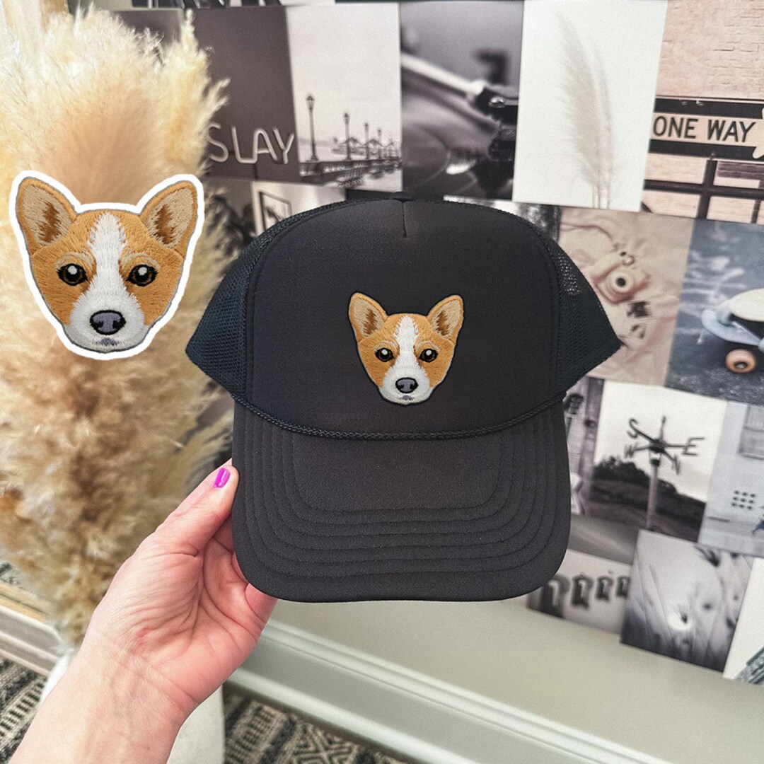 Custom Embroidered Pet Hat Personalized Pet Cap Using Your Pet Cat ...