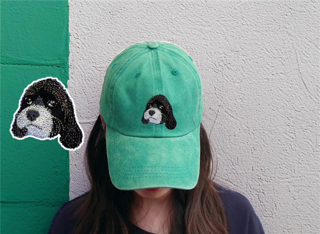 Personalized Embroidered Pet Hat Vintage Baseball Hat Using Your Pet ...