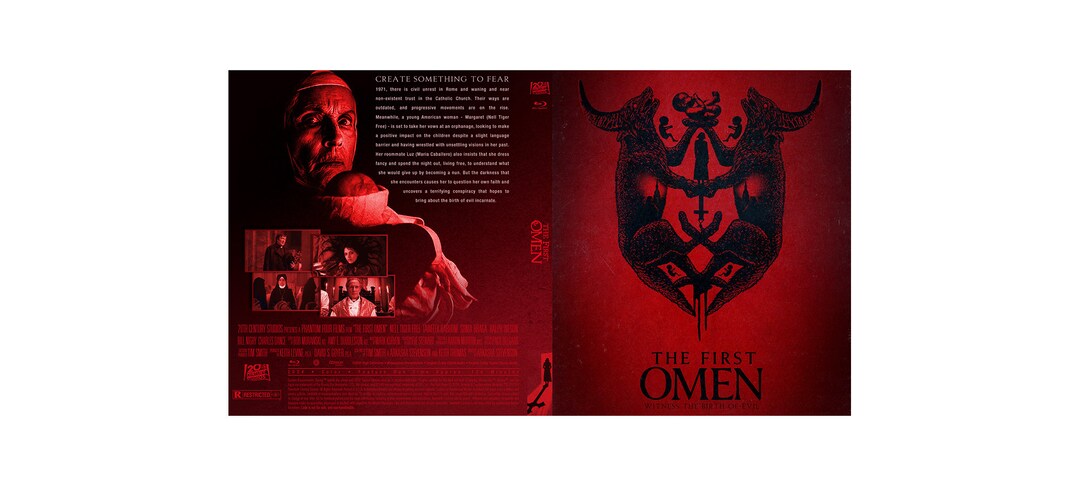 Custom the First Omen Blu-ray W/ Case - Etsy
