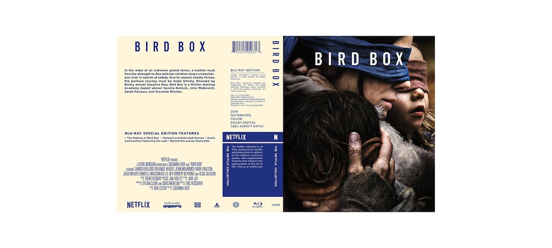 Custom Bird Box Blu-ray W/ Case - Etsy