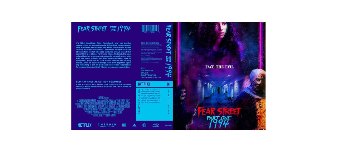 Custom Fear Street Trilogy Blu-ray W/ Case - Etsy