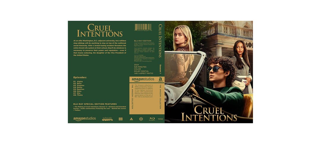 Custom Cruel Intentions season 1 Blu-ray W/ Case - Etsy