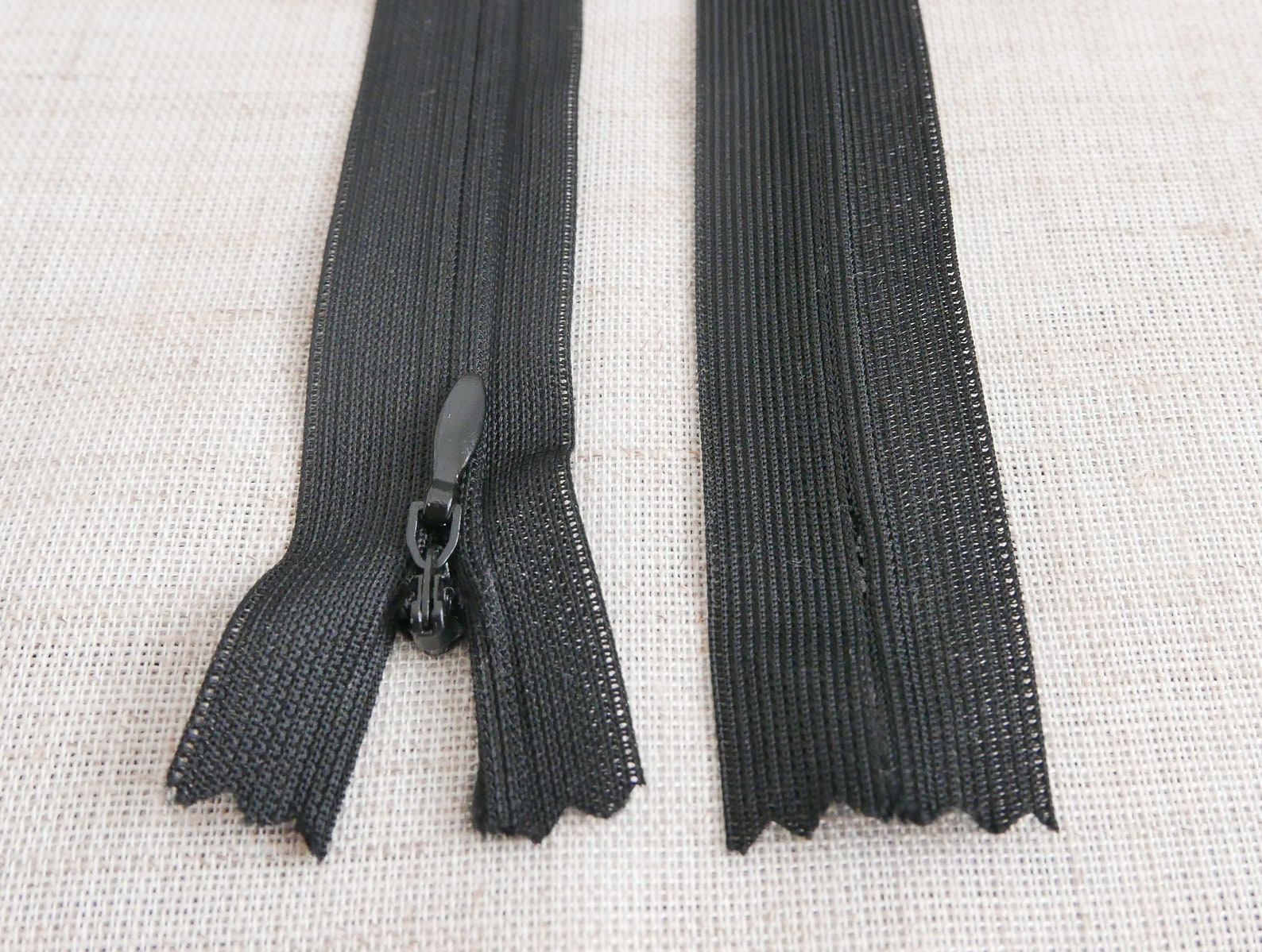 Professional Invisible Concealed Zip Black 4 to - Etsy