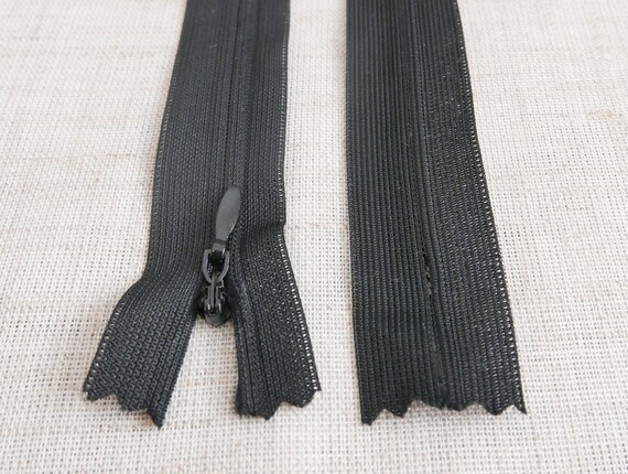 Professional Invisible Concealed Zip Black 4 to - Etsy