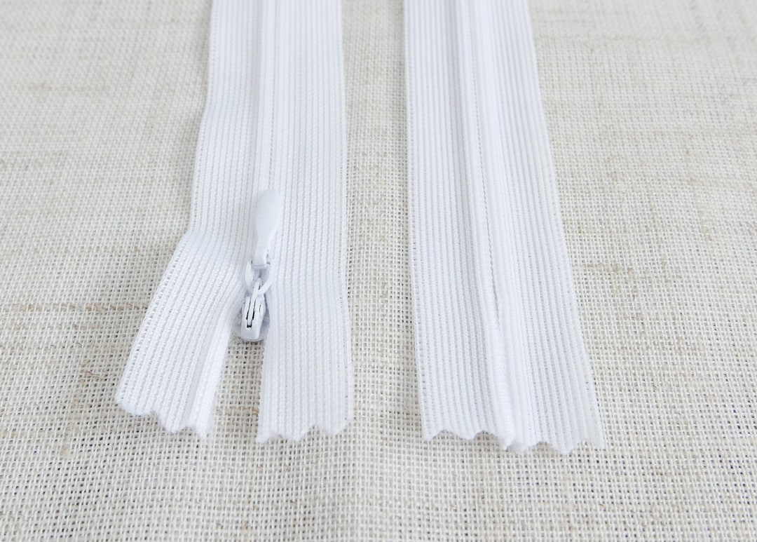 Professional Invisible Concealed Zips White 4 to - Etsy