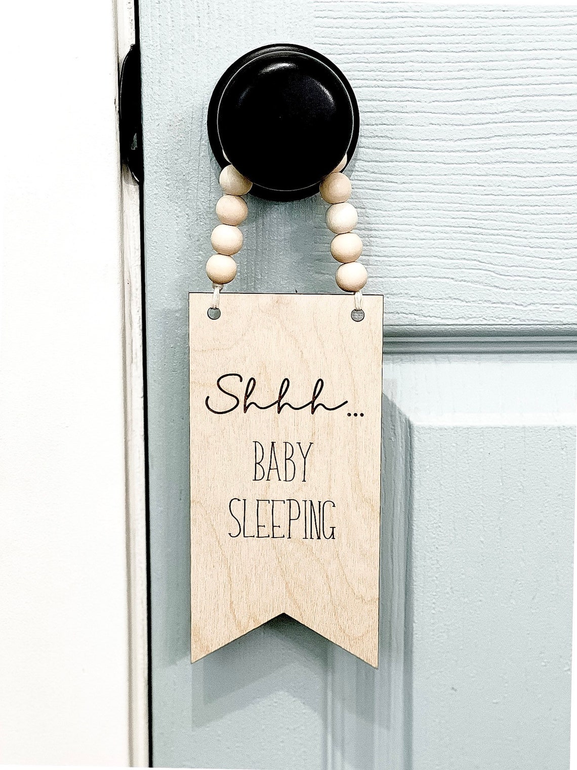 Shhh Baby Sleeping Sign - Etsy