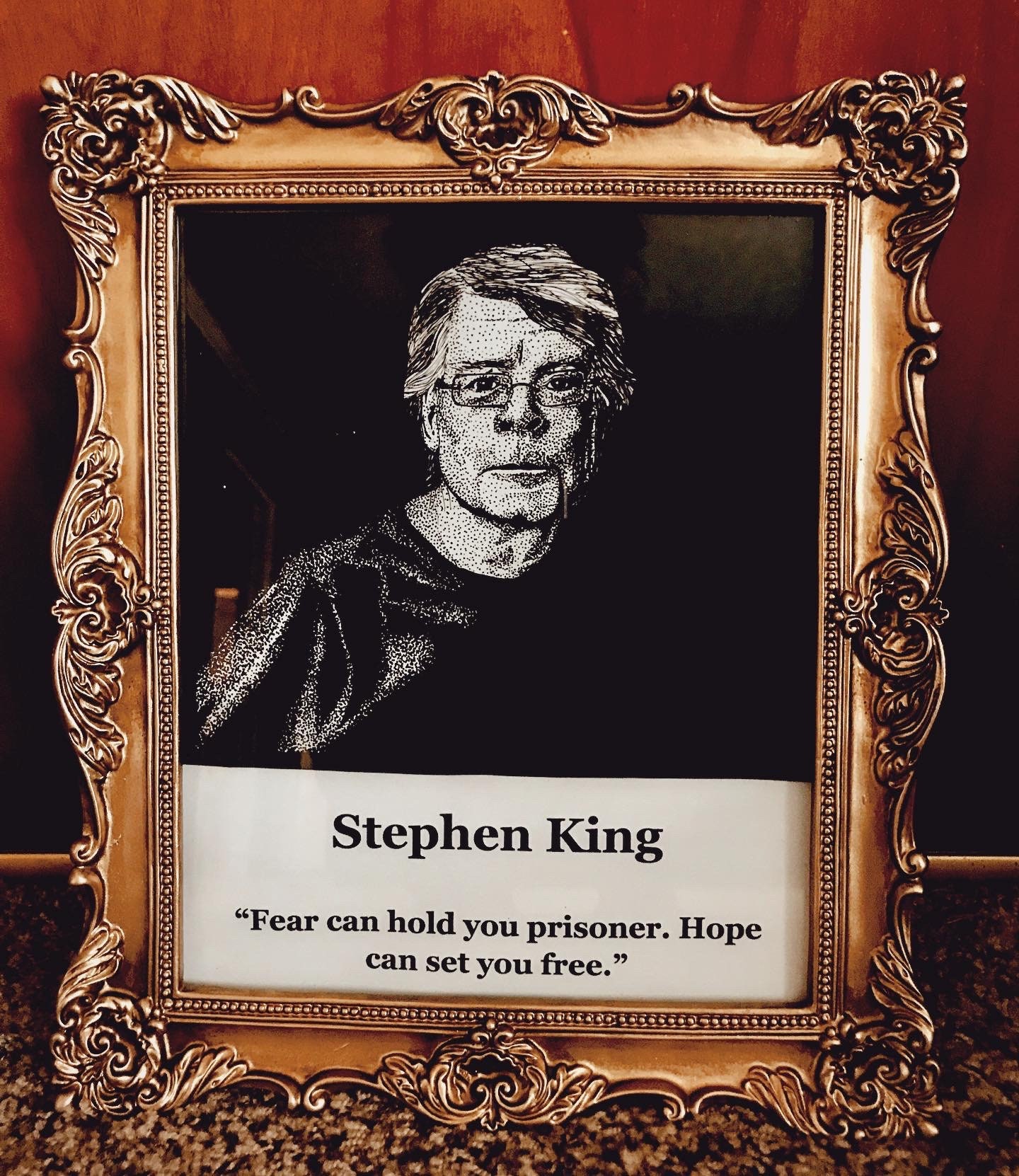 STEPHEN KING portrait dauteur 8.5x11 - Etsy France