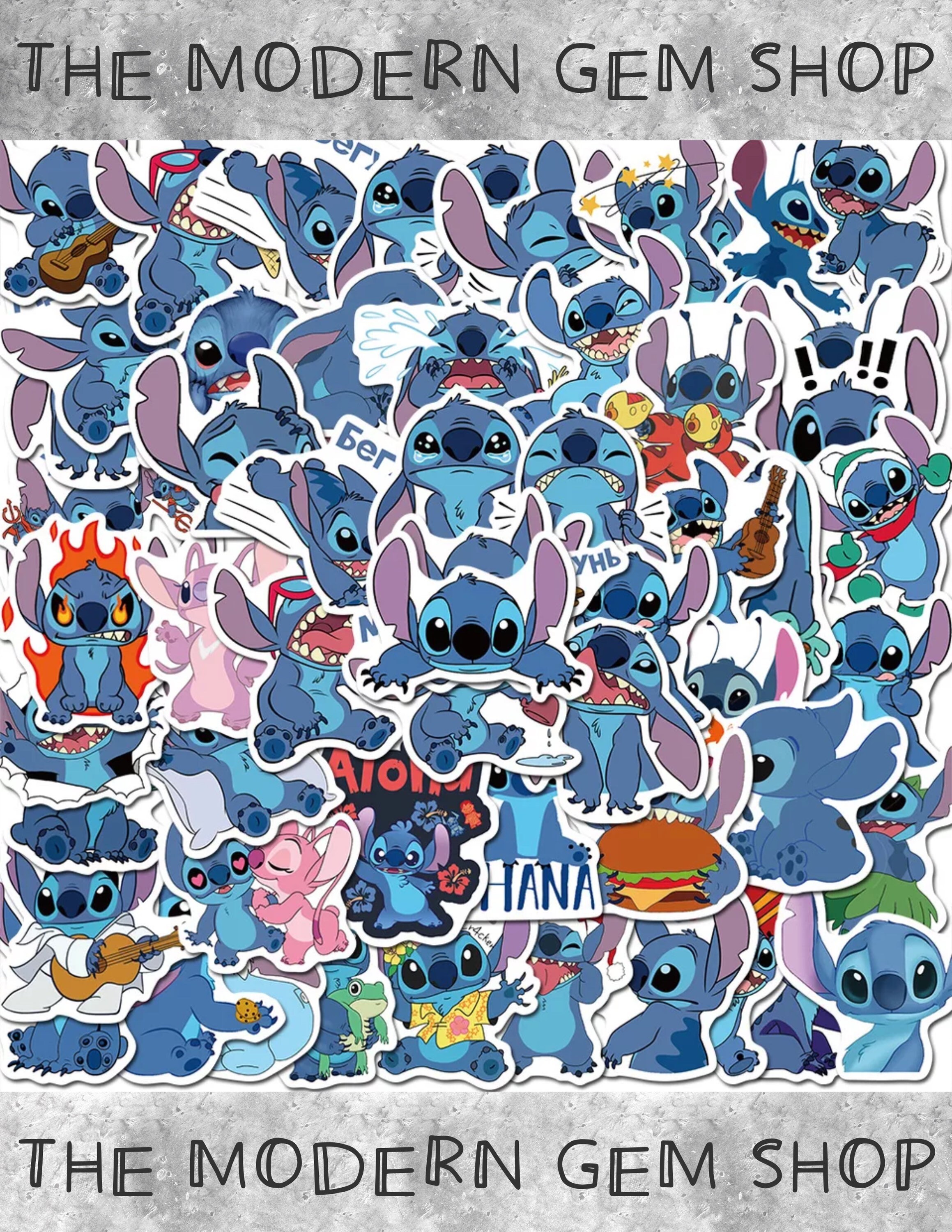 Stitch Sticker Pack 50 pack | Etsy