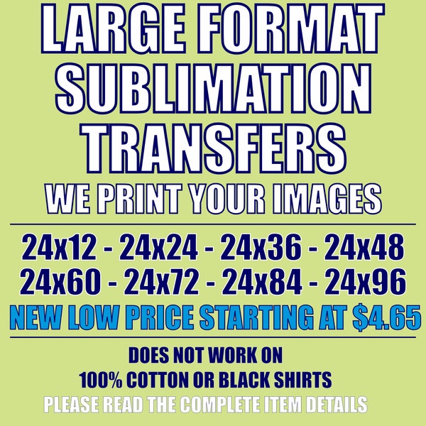 Sublimation Transfers - Etsy