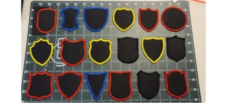 Full Color, Dye Sublimated Patches With Faux Merrow Border - Etsy