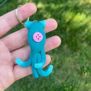 Coraline Squid Keychain - Charm/coraline/stuffed Squid - Etsy