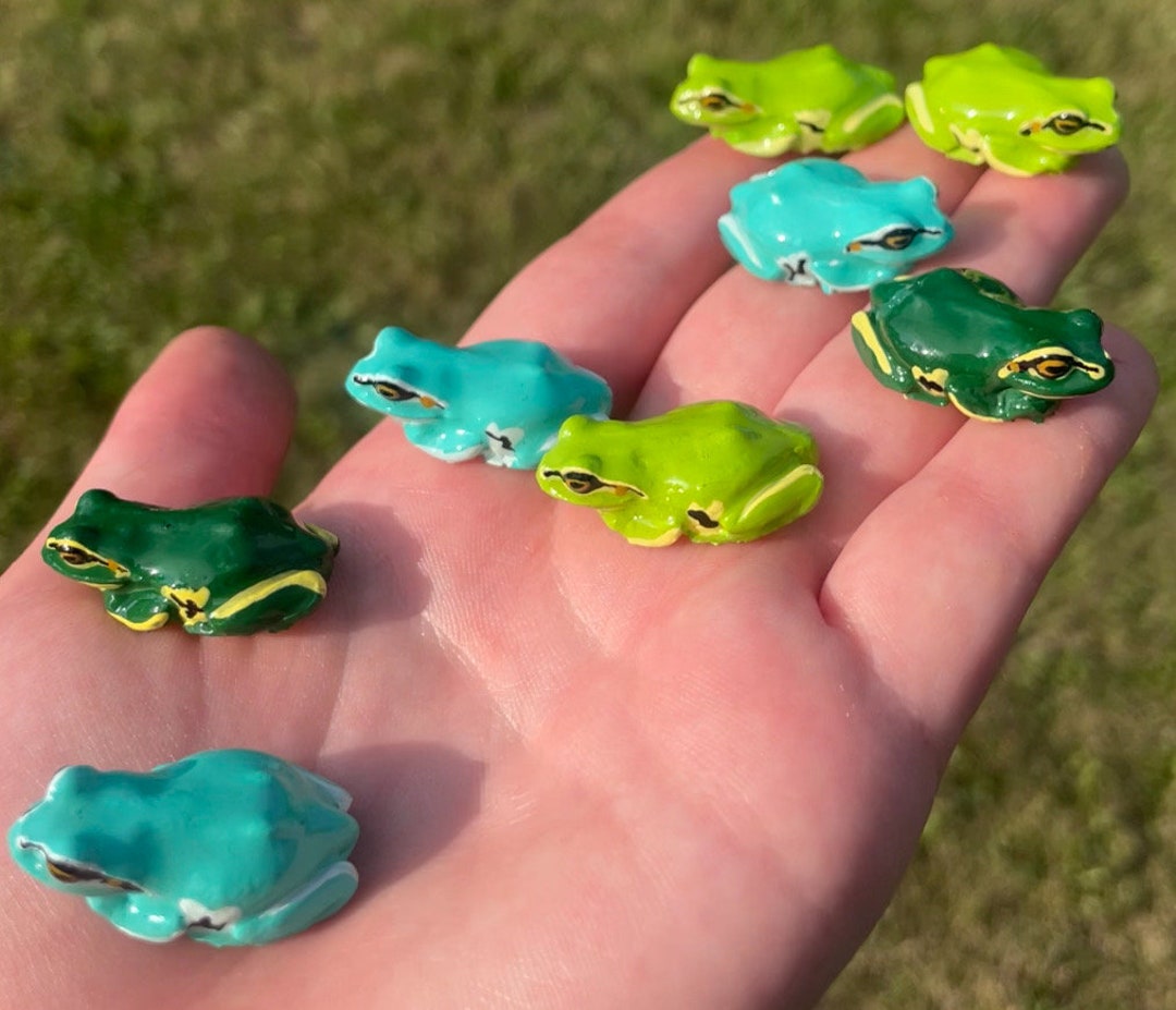 Miniature Frogs - Frog Keychain/frog Fridge Magnents/frog Plant Pal ...
