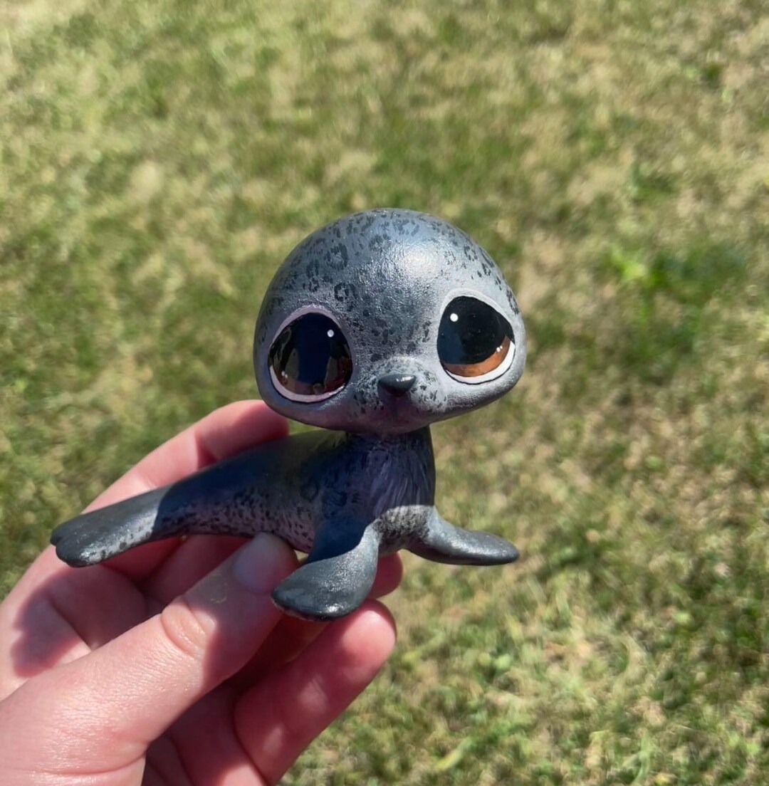 Leylina Figurine Spotted Seal Leylina Figurine/3d Printed Figure/lps ...