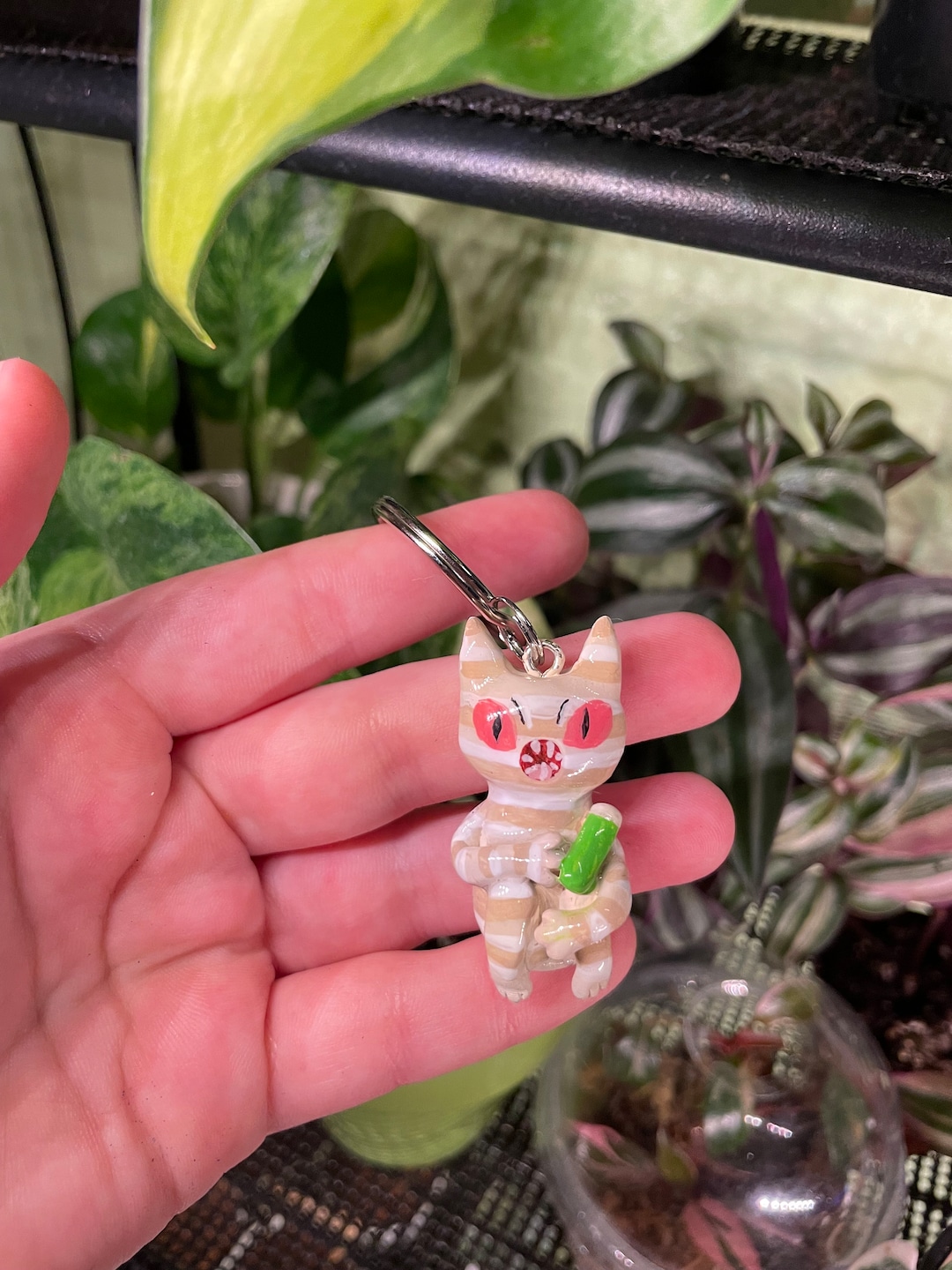 Memow the Tiny Assassin - Adventure Time Cat/adventure Time Keychain ...