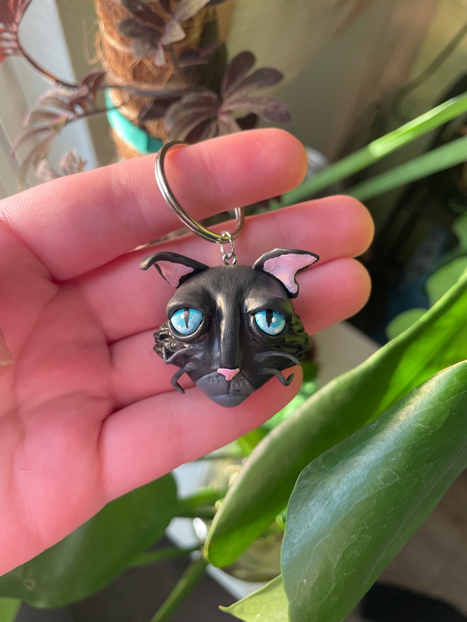 The Other Cat - Wuss Puss/coraline Cat/other Mother/coraline Keychain ...