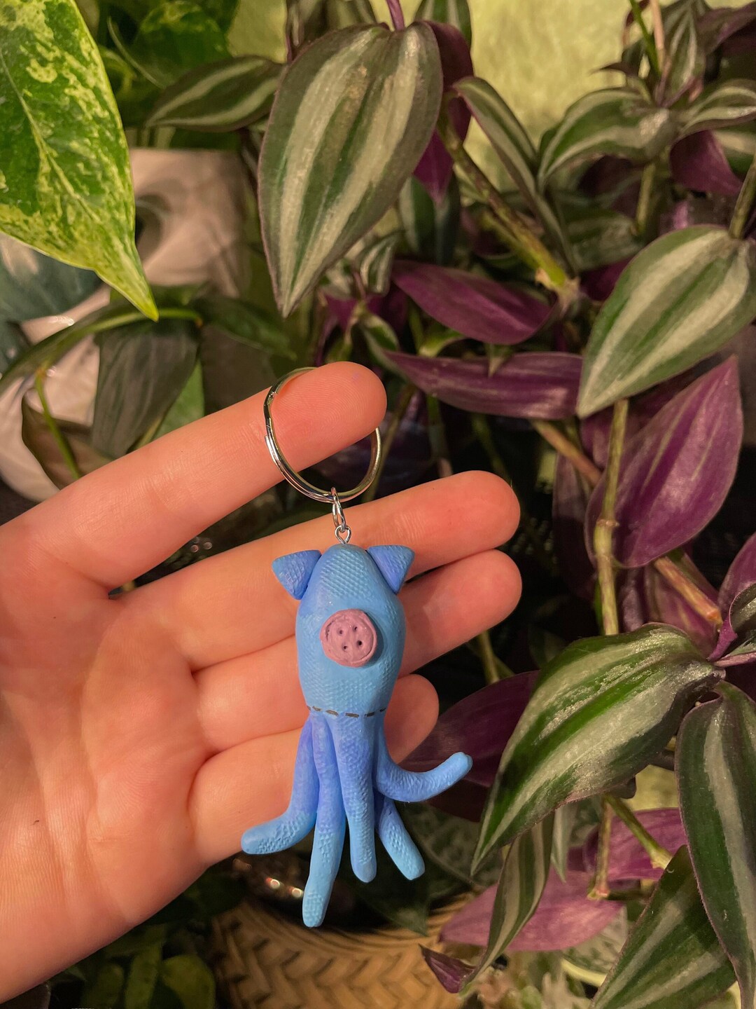 Coraline Squid Keychain Charm/coraline/stuffed Squid - Etsy