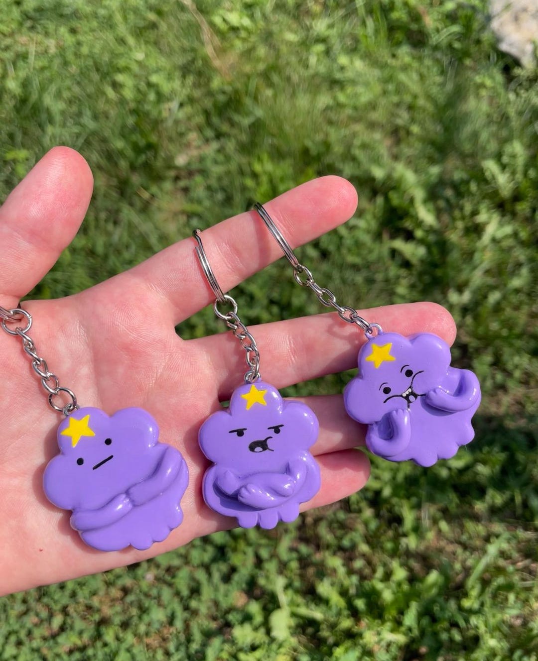 Lumpy Space Princess - Keychain/adventure Time/lsp/finn the Human/flame ...