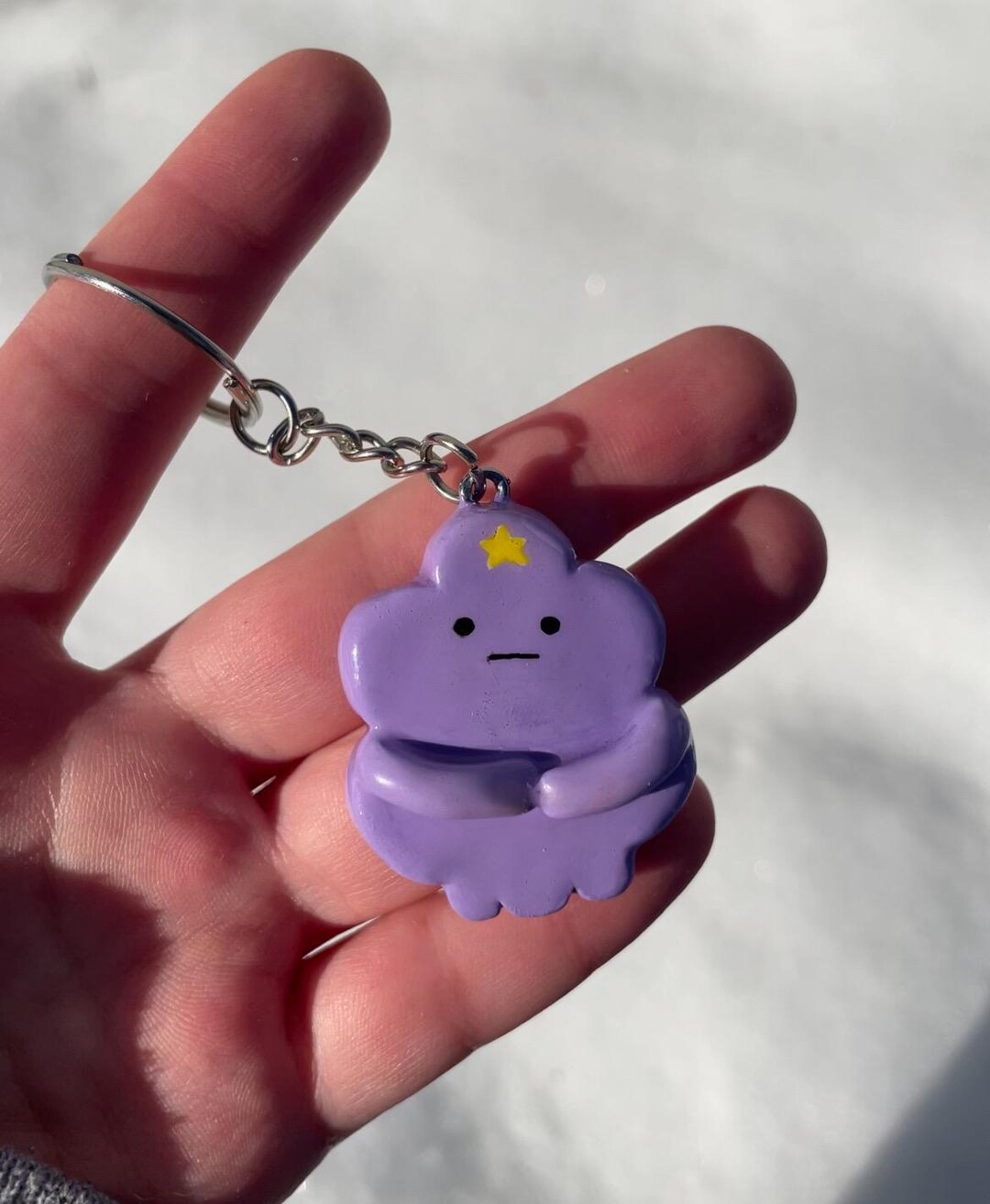 Lumpy Space Princess - Keychain/adventure Time/lsp/finn the Human/flame ...