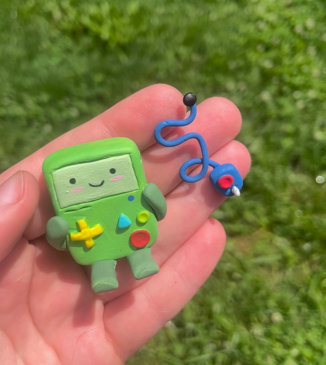 Miniature Bmo Polymer Clay/bmo/adventure Time/finn the Human/jake the ...