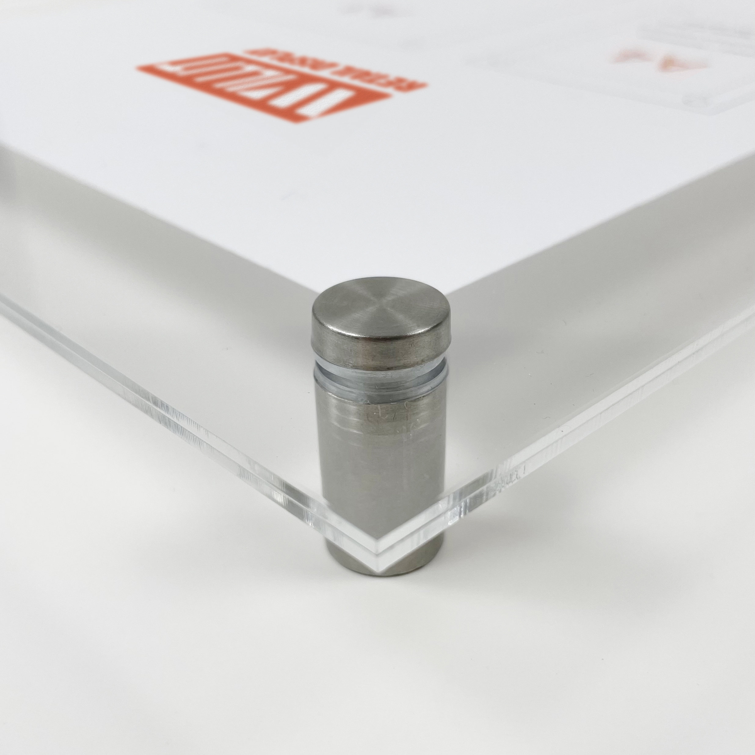 Wall Mount PHOTO FRAME 【 A5 】 Floating Clear Wall Frame With Standoffs ...