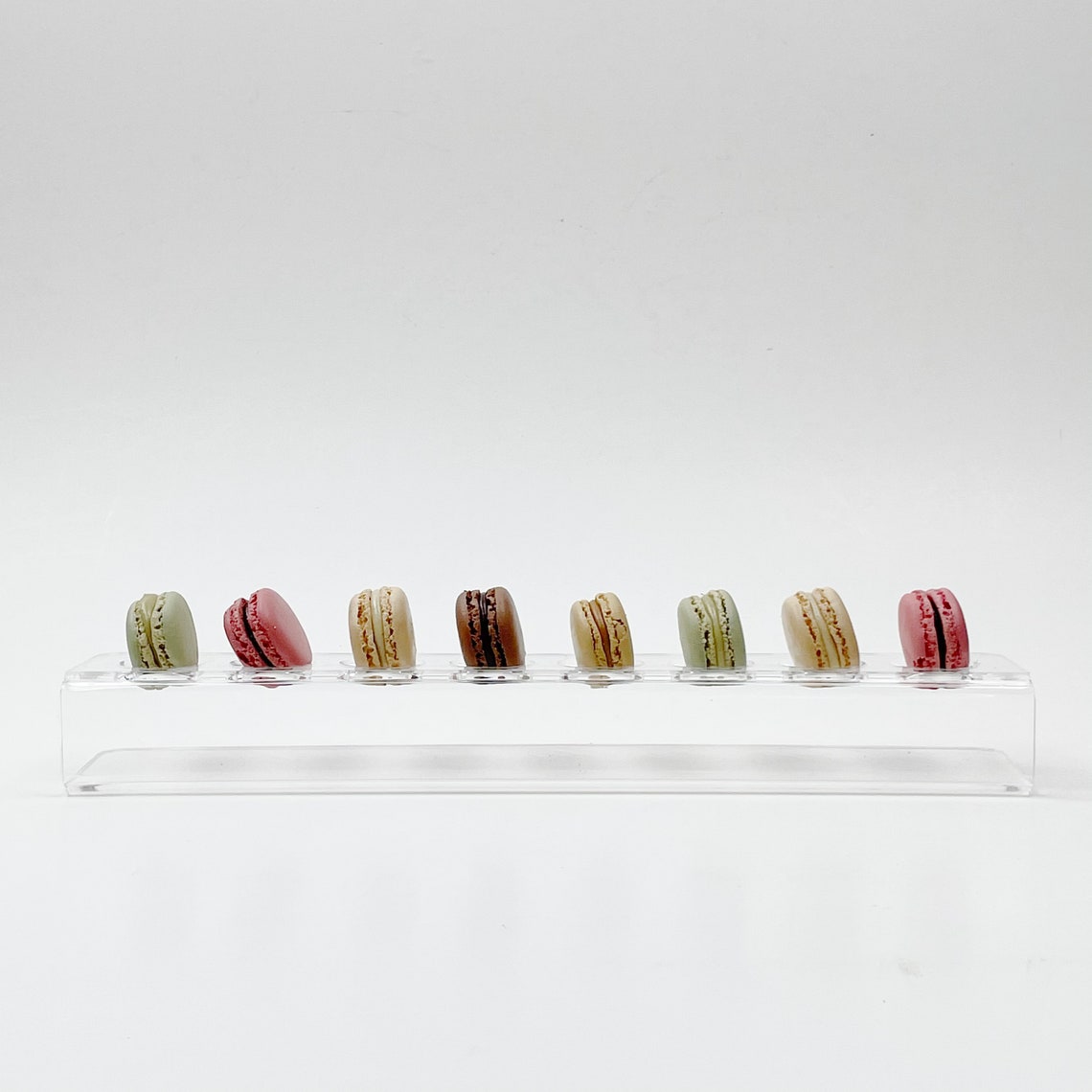 Acrylic Macaron Display Stand 8 Macarons Holder Cantilever - Etsy UK