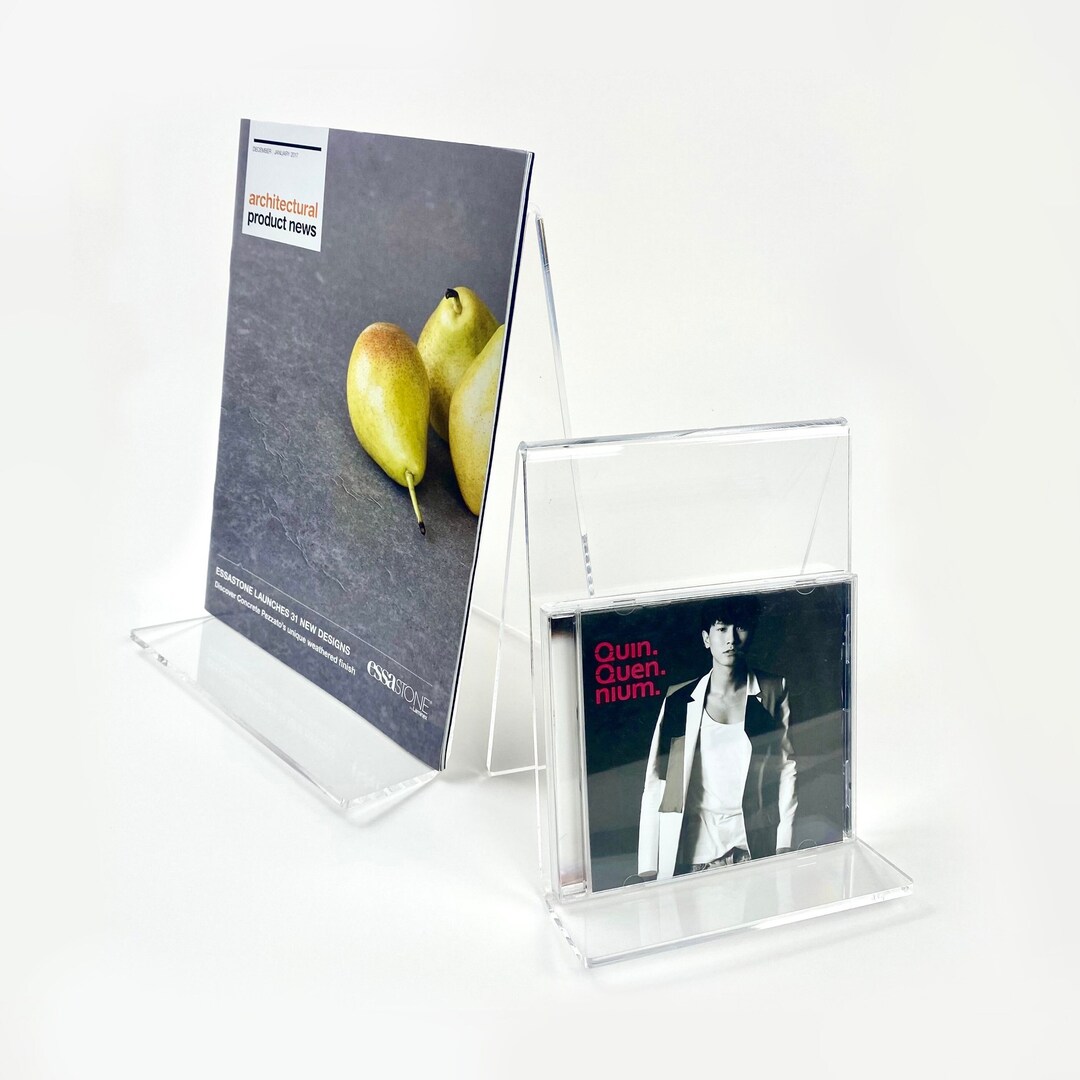 PRODUCT HOLDER v-shape Retail Display Stands Tablet Shoe Recipe CD Book ...