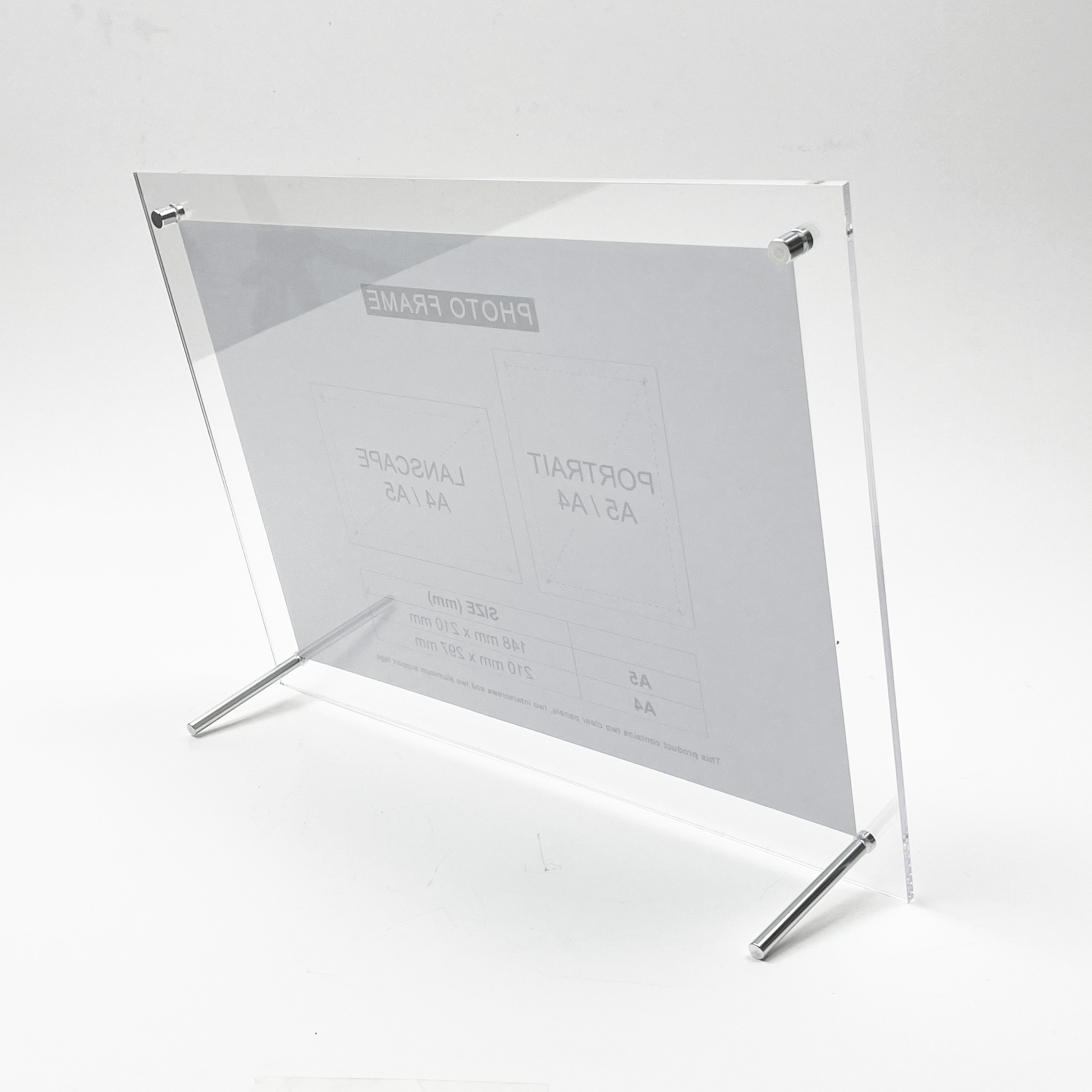 A3 A4 A5 A6 Clear Acrylic Versatile Photo Frame, Picture Frame, Artwork ...