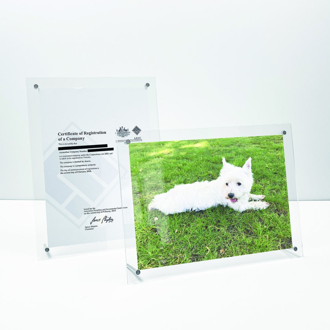 A3 A4 A5 A6 Clear Acrylic Versatile Photo Frame, Picture Frame, Artwork Award Display Frame ...