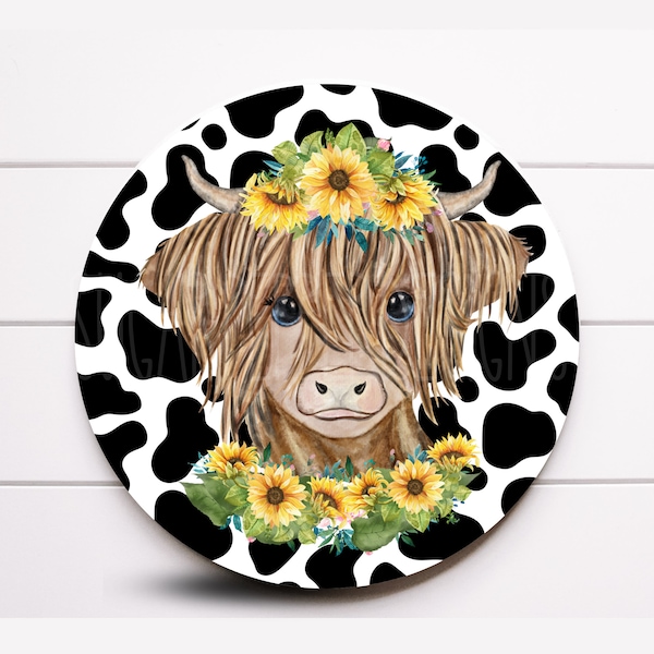 Cow Signs for Wreaths - Etsy