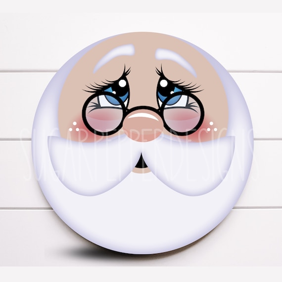 Wreath Sign Santa Face Wreath Sign Santa Claus Wreath Sign - Etsy