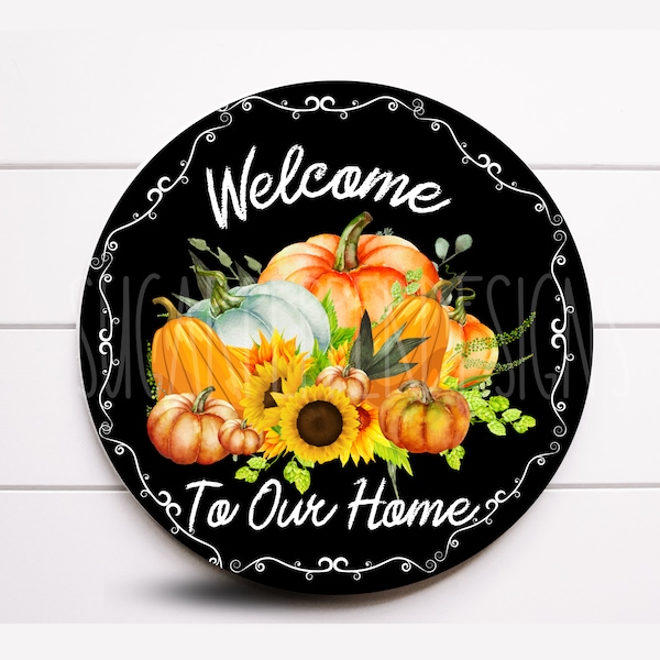 Round Fall Signs - Etsy