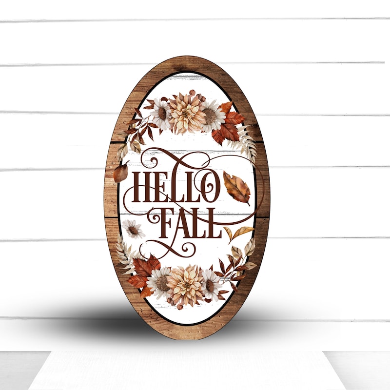 Fall Wreath Signs - Etsy