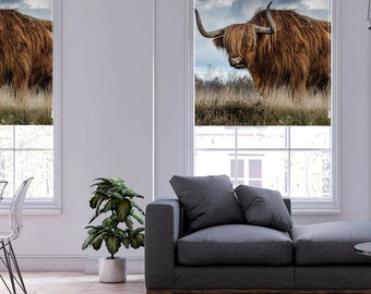 Highland Cow Blind - Etsy UK