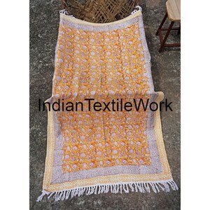 Indian Bohemian Cotton Throw Blanket, Sofa Cover, Wall Decor, Indian ...