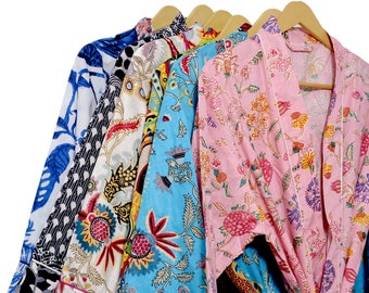Indian Cotton Block Robe - Etsy