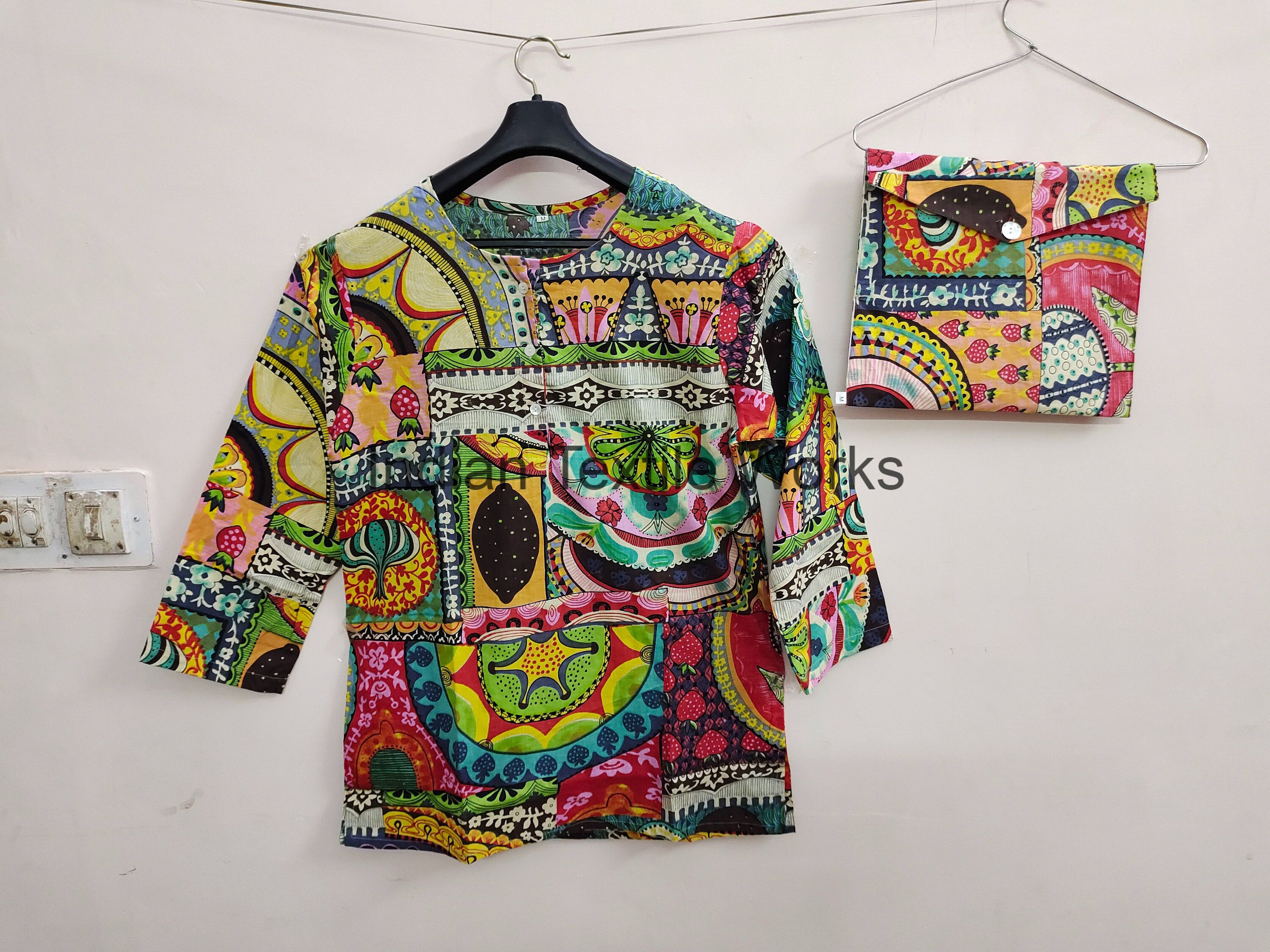 Indian Cotton Pyjamas Fashion Indian Nightwear Pajamas - Etsy