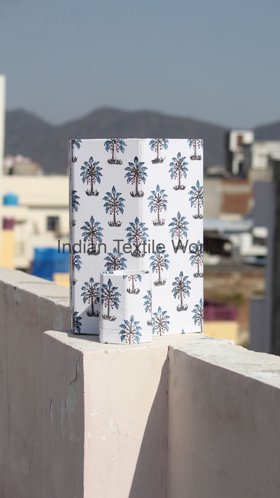Buy New Waste Bin Study Room Dustbin Handblock Printed Handmade Home ...
