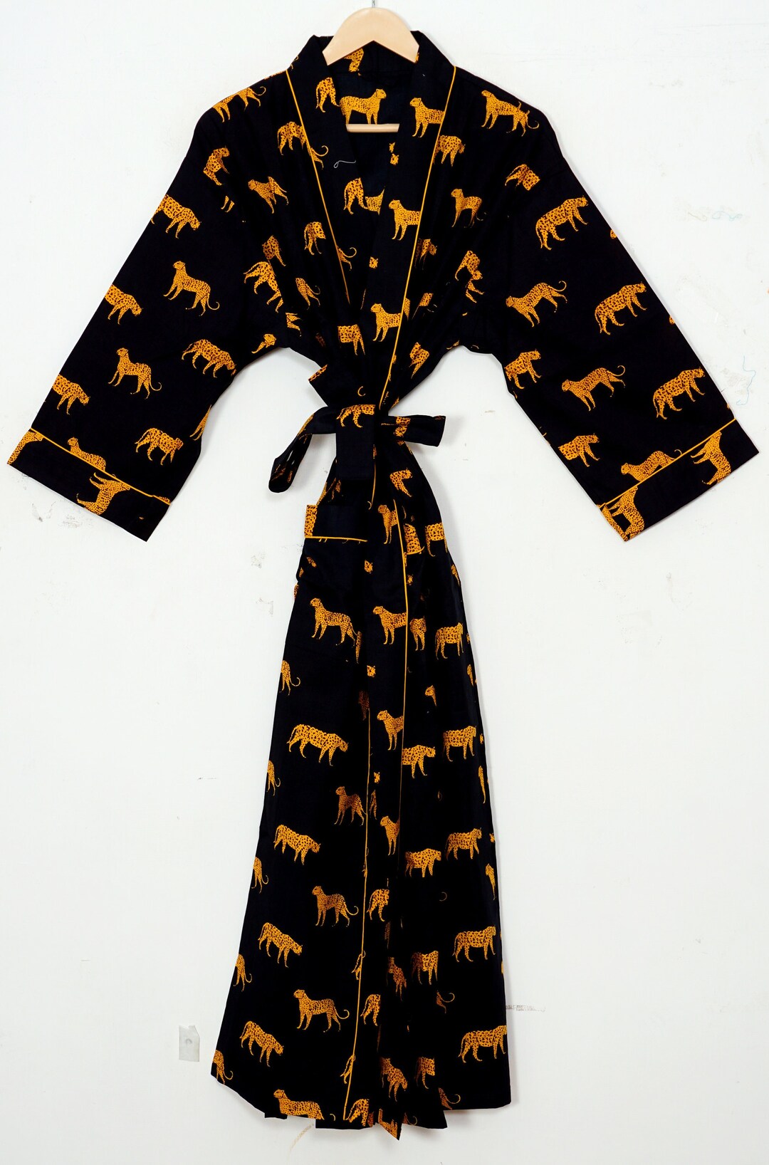 Tiger Kimono Robe Night Gown Sweam Wear Kimono Cardigan Japanese Kimono ...