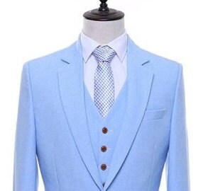 Sherwaniformen Blue Coat Pant Designer 3pc Suit Tuxedo Party Wear ...