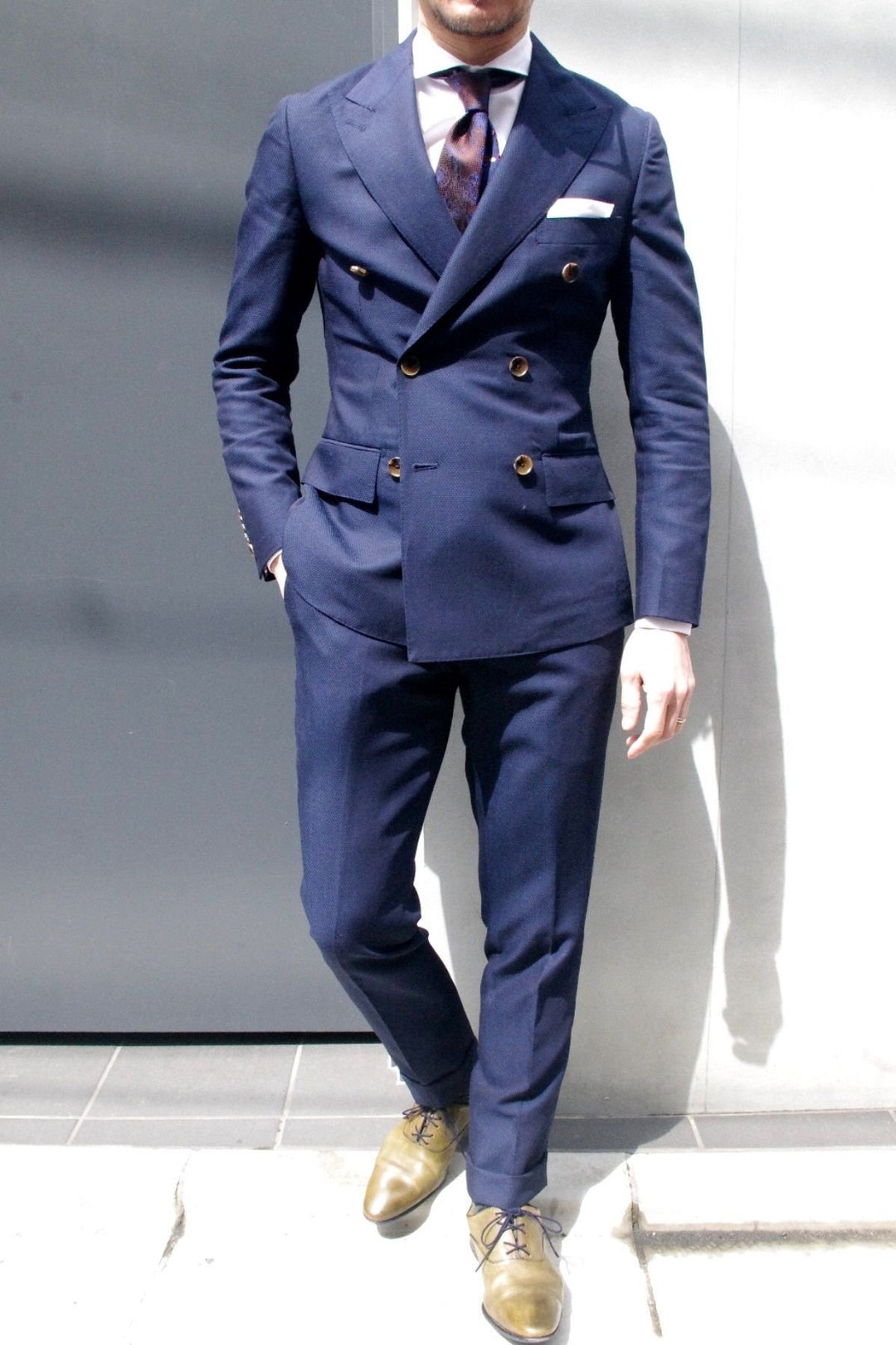 Madhu Couture Blue Coat Pant Designer Formal Fashion Wedding 2 Piece ...