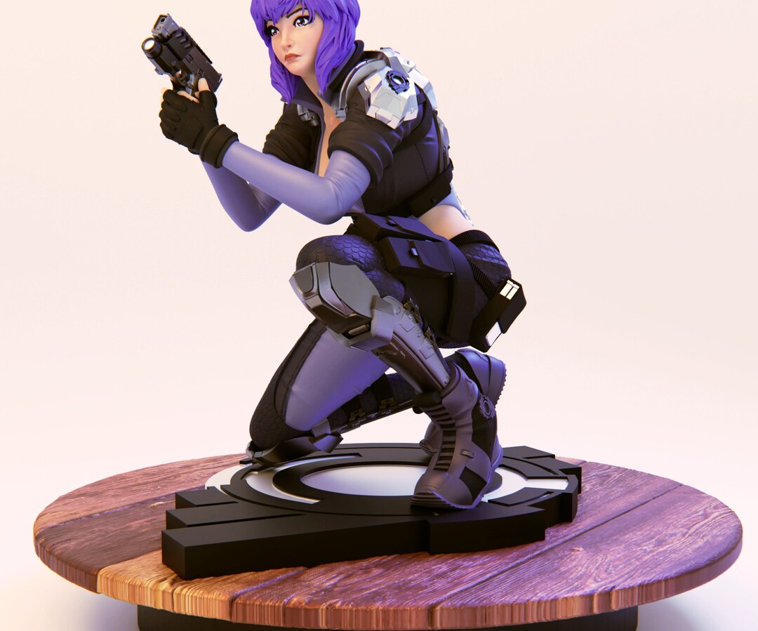 Anime Android Cop Girl Pinup Fan-art Resin Model - Etsy