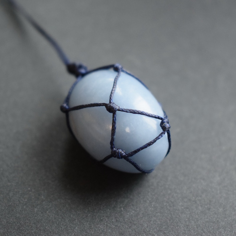 Angelite Crystal - Etsy