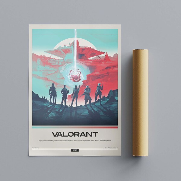 Valorant Vintage Poster - Etsy