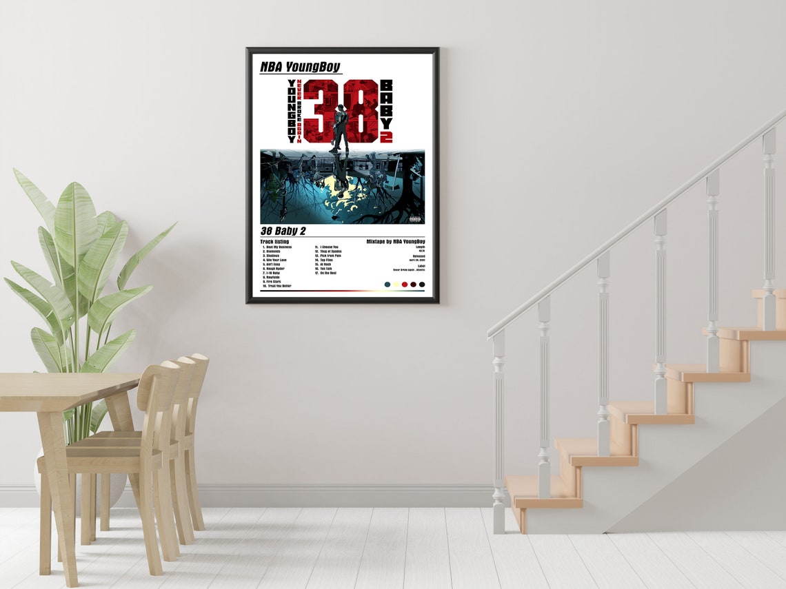 NBA YoungBoy 38 Baby 2 Album Cover Poster | Etsy