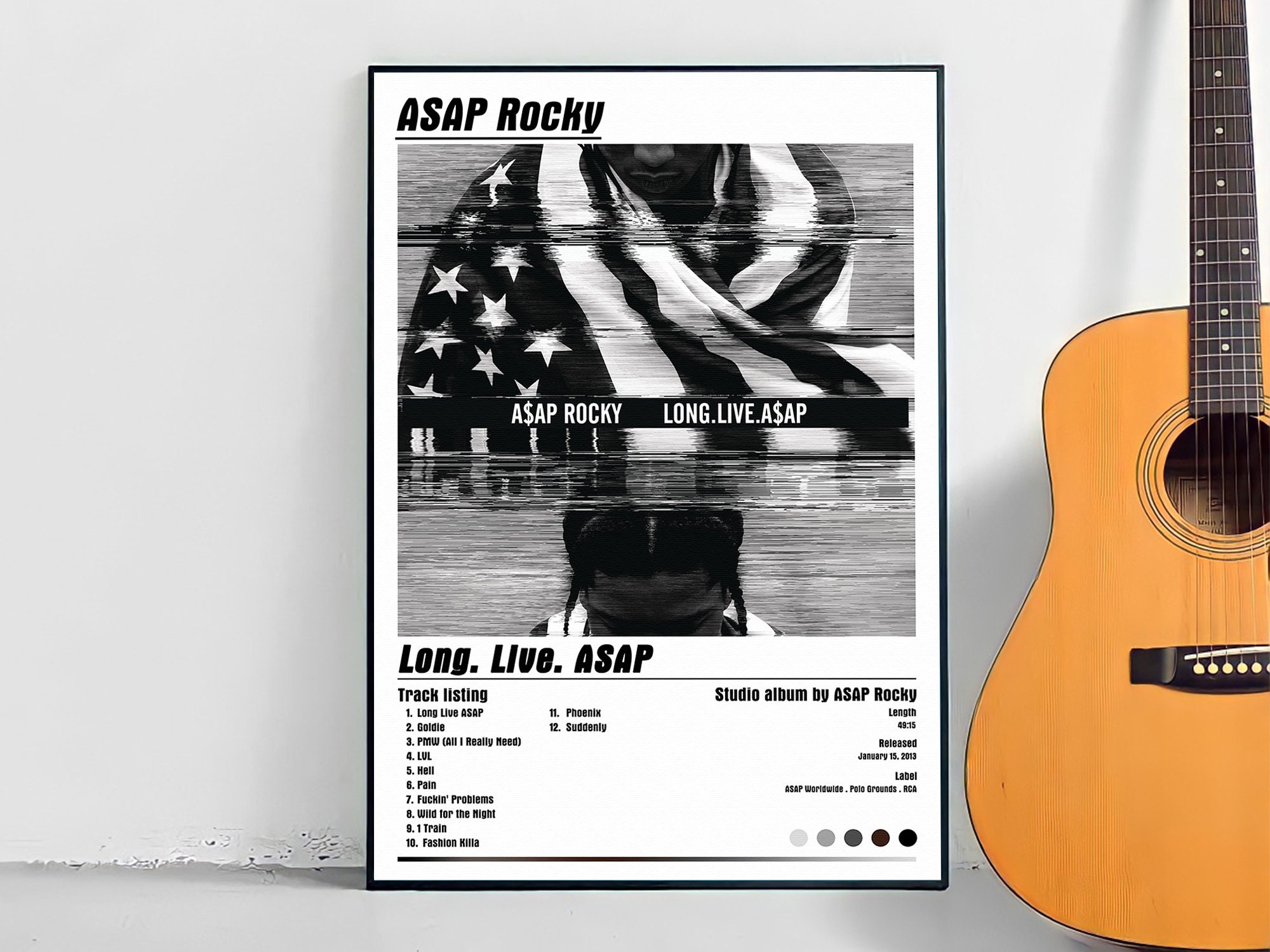 ASAP Rocky Long Live ASAP Album Cover Poster | Etsy