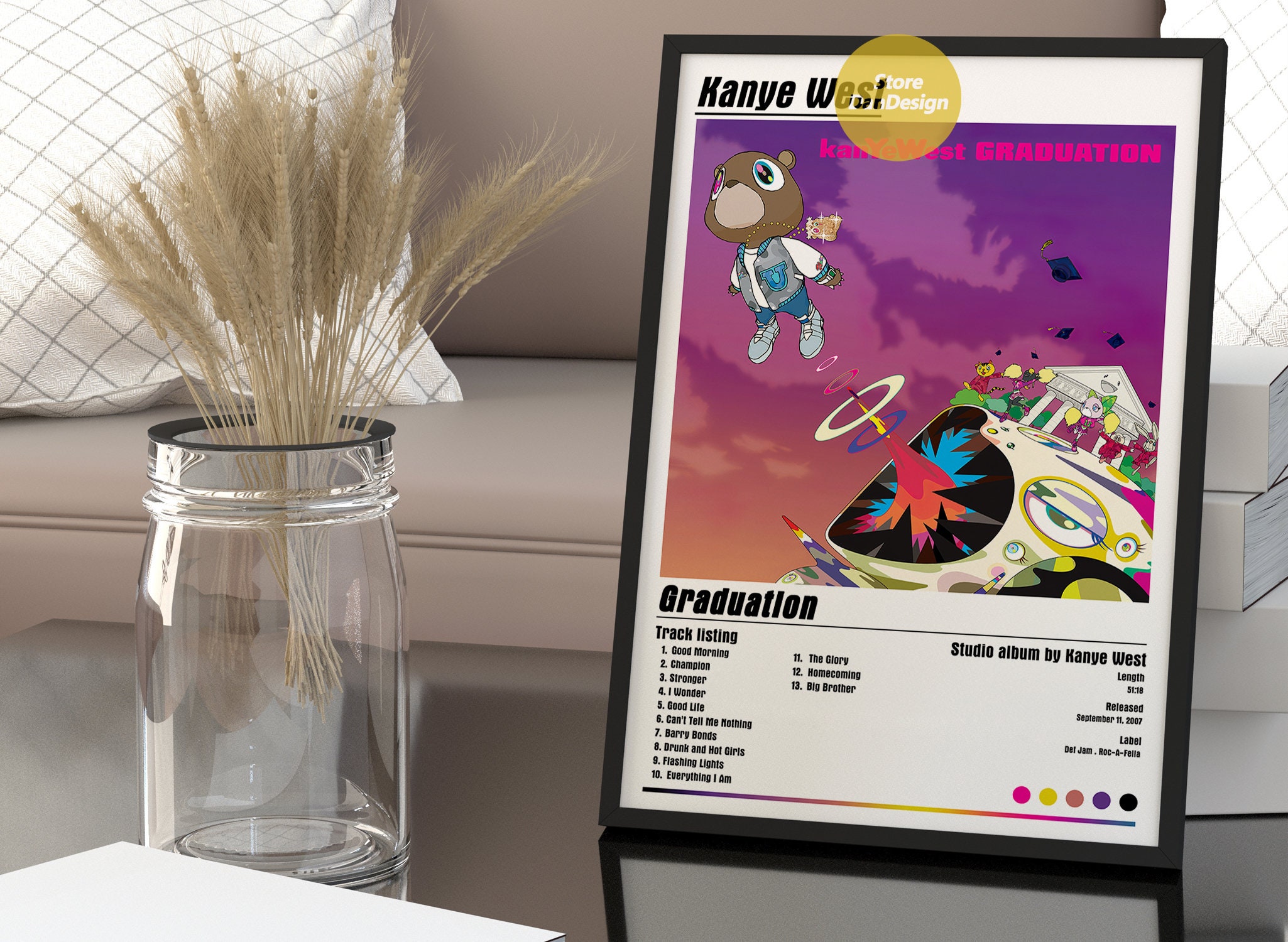 Kanye west graduation album cover poster - resiso