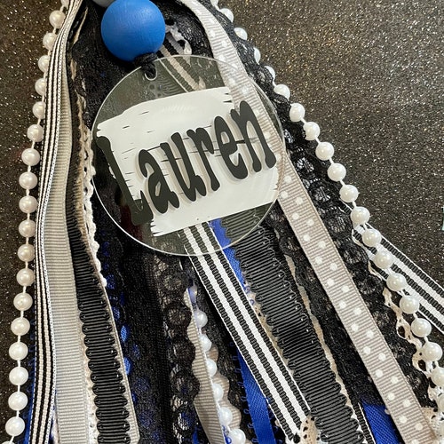 Thin Blue Line Glitter Car Coasters Cup Holder Accessories | Etsy